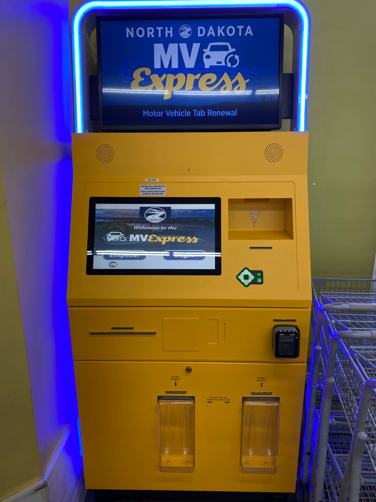 NDDOT Motor Vehicle Kiosk | COME CHECK US OUT!
